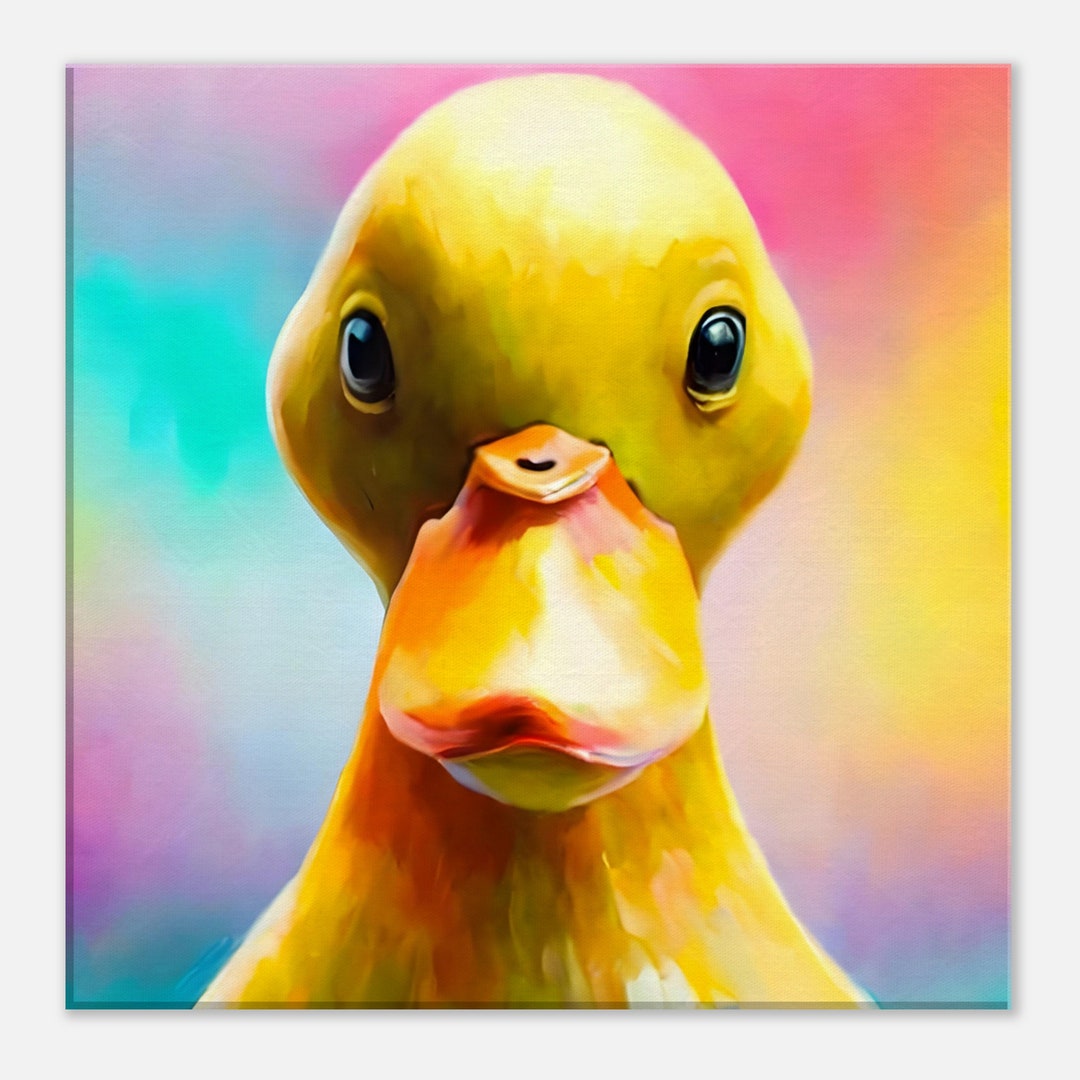 Daphne the Duck - Original Art by Alex Iverston, Abstract, Unique ...