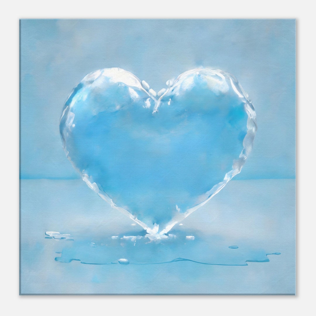 Cold Hearted - Original Art by Alex Iverston, Abstract, Blue, Turquoise ...