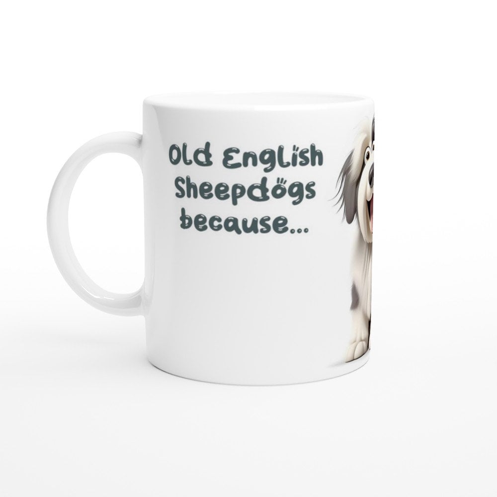 Old English Sheepdog/oes Funny Dog Gift Ceramic Mug/coffee Cup - Etsy