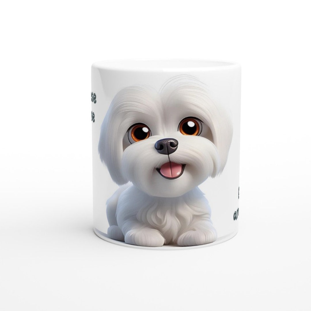 Maltese (malty) Funny Dog Gift Ceramic Mug/coffee Cup - Etsy UK