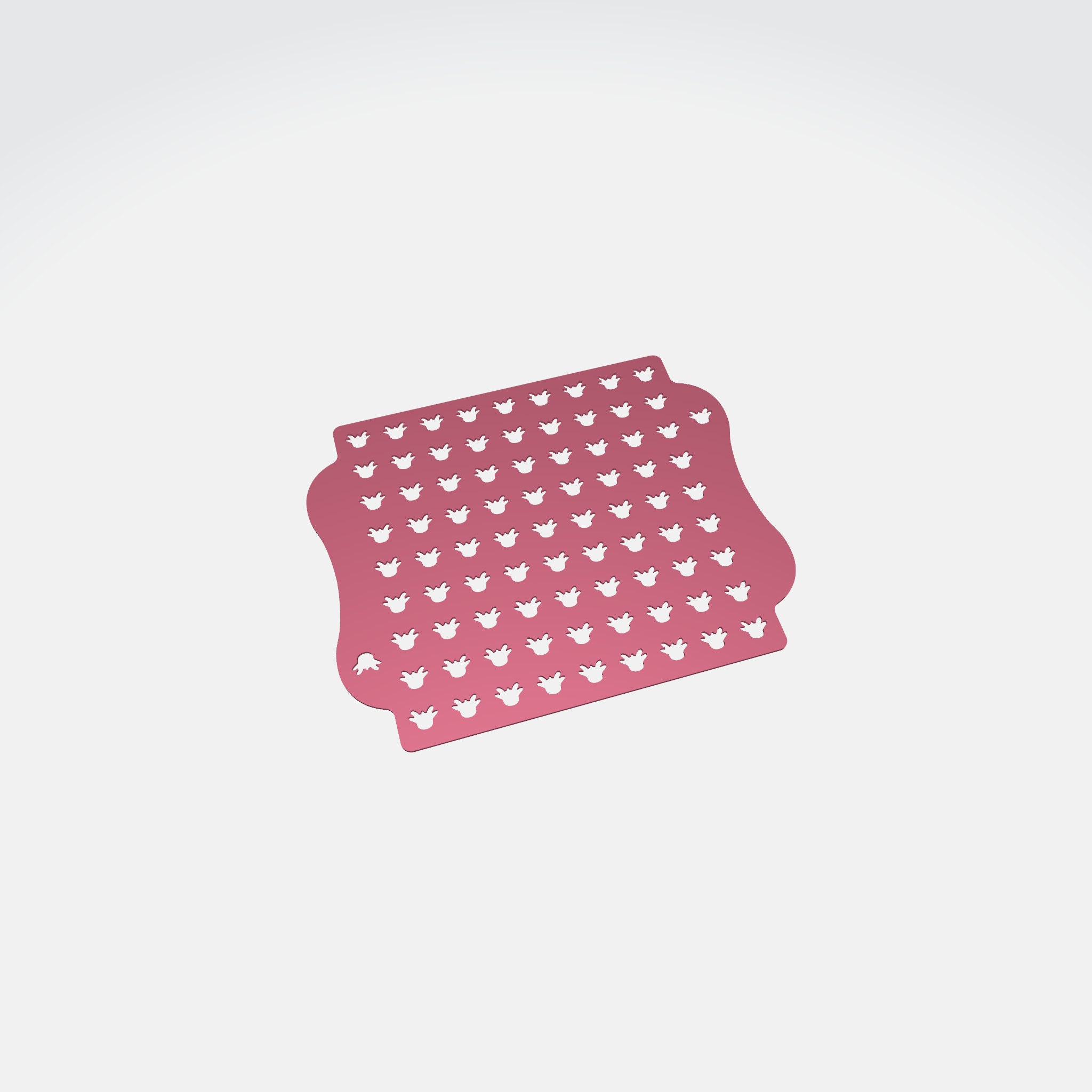 Axolotl Stencil - Sprinkle Stencil STL - Make Sprinkles on the Baking ...