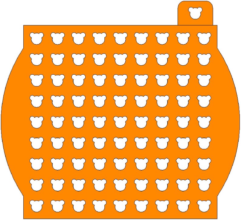 Teddy Bear Stencil Sprinkle Stencil STL Make Sprinkles on the Baking ...