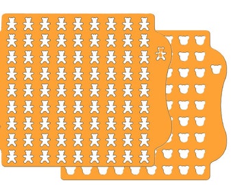 Cloud Stencil - Sprinkle Stencil STL - Make Sprinkles on the Baking ...