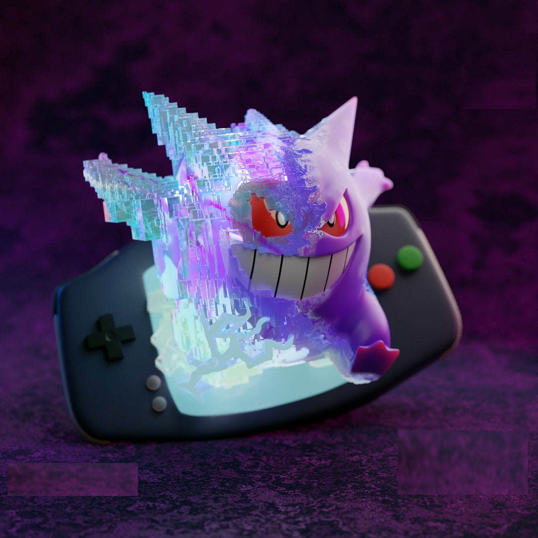 Gengar 3D STL File Model Gengar Print Ready Ready 3D - Etsy UK
