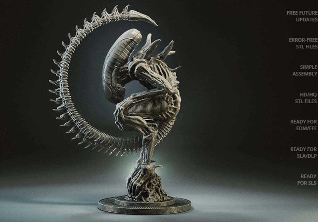Alien-xenomorph-birth 3D STL File - Etsy