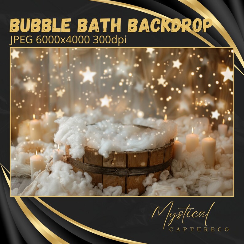 Bubble Bath Kids Digital Backdrop Digital Photography Backdrop, Digital ...