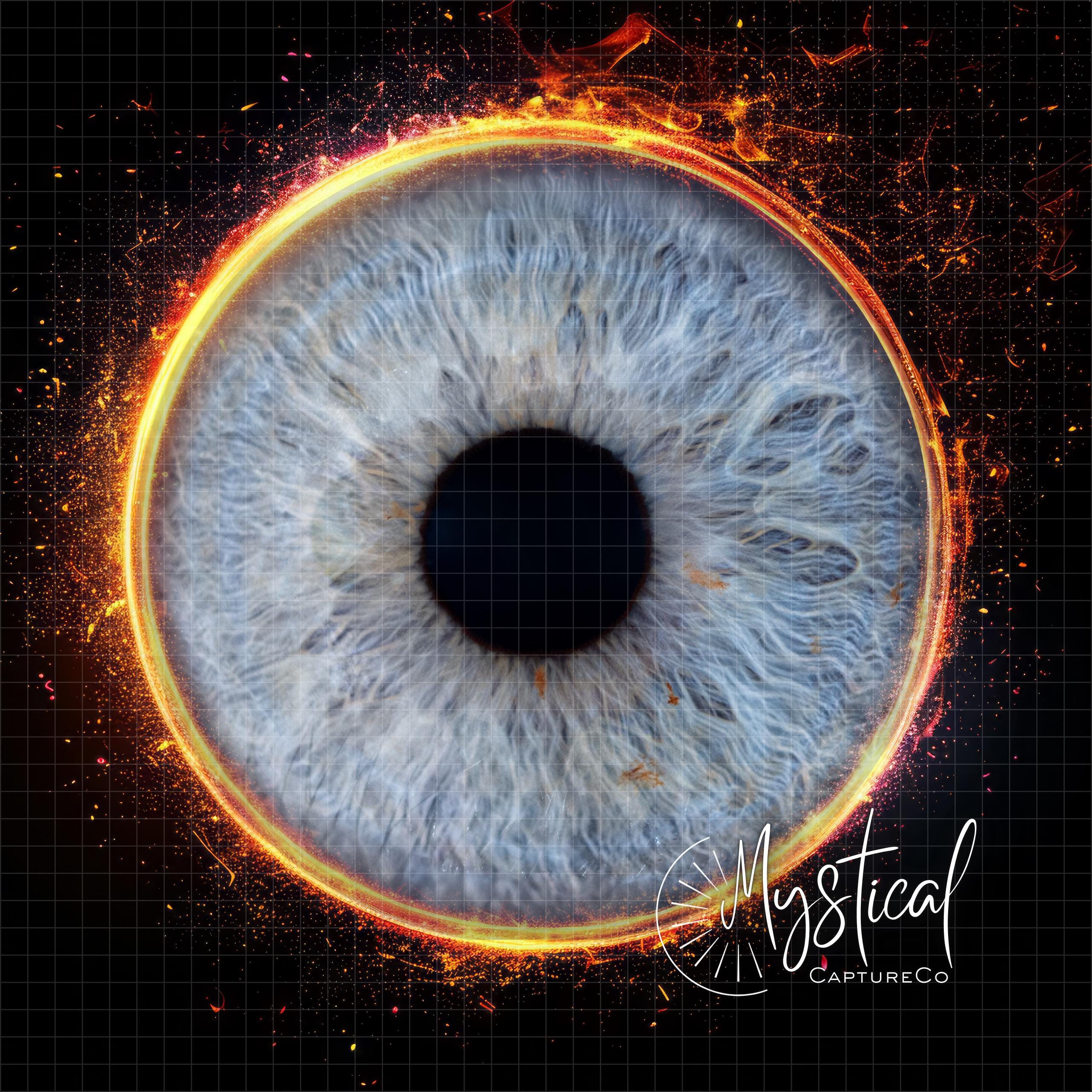 New PSD + PNG Oeil Iris Composite Insert Photographie écrin Overlay L ...