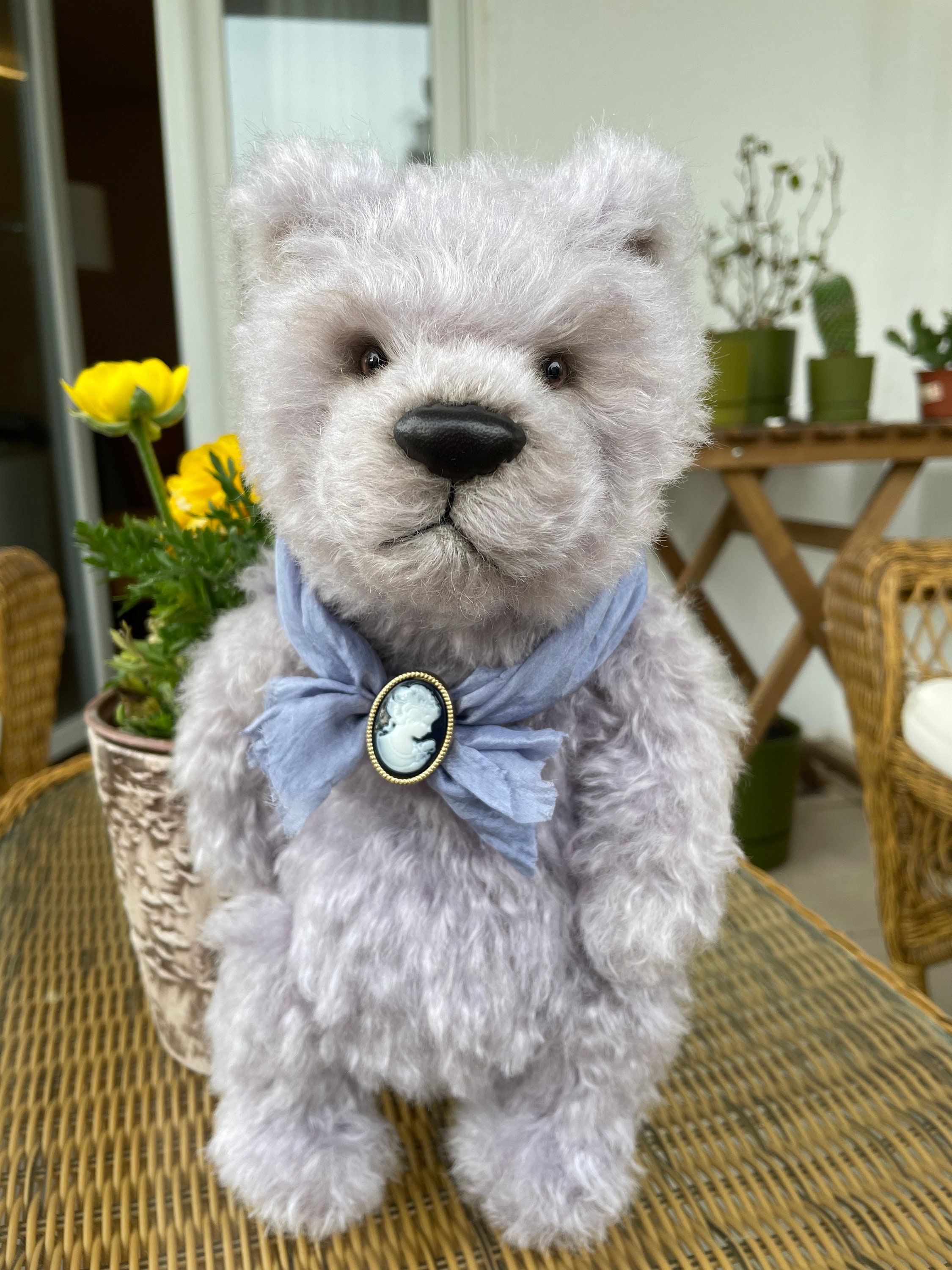 Lilac Dreamer Teddy Bear Bear Collectible Toy Author's Handmade Lux ...