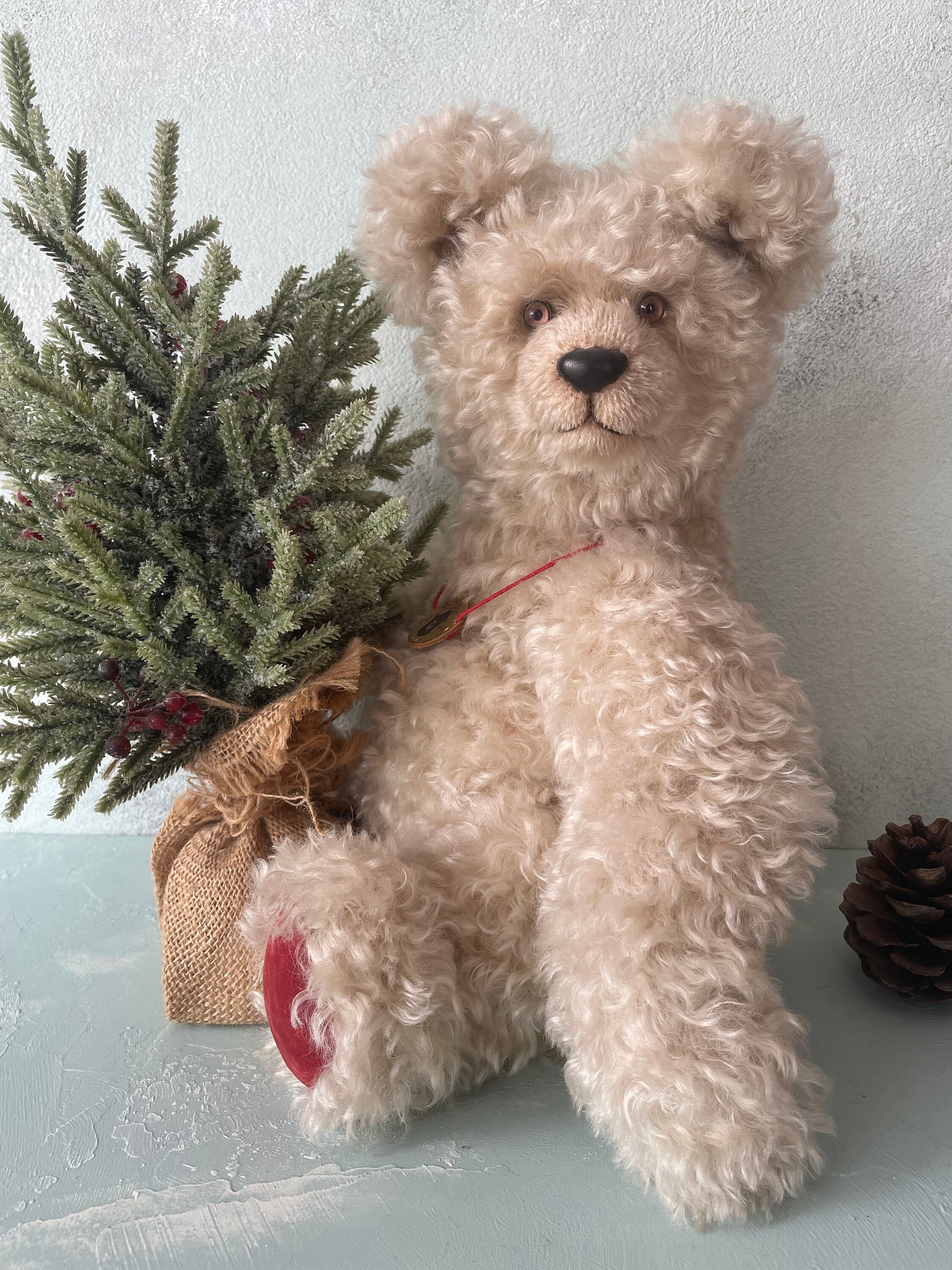 Leon - Teddy Bear Christmas Teddy Bear Collectible Toy Author's ...