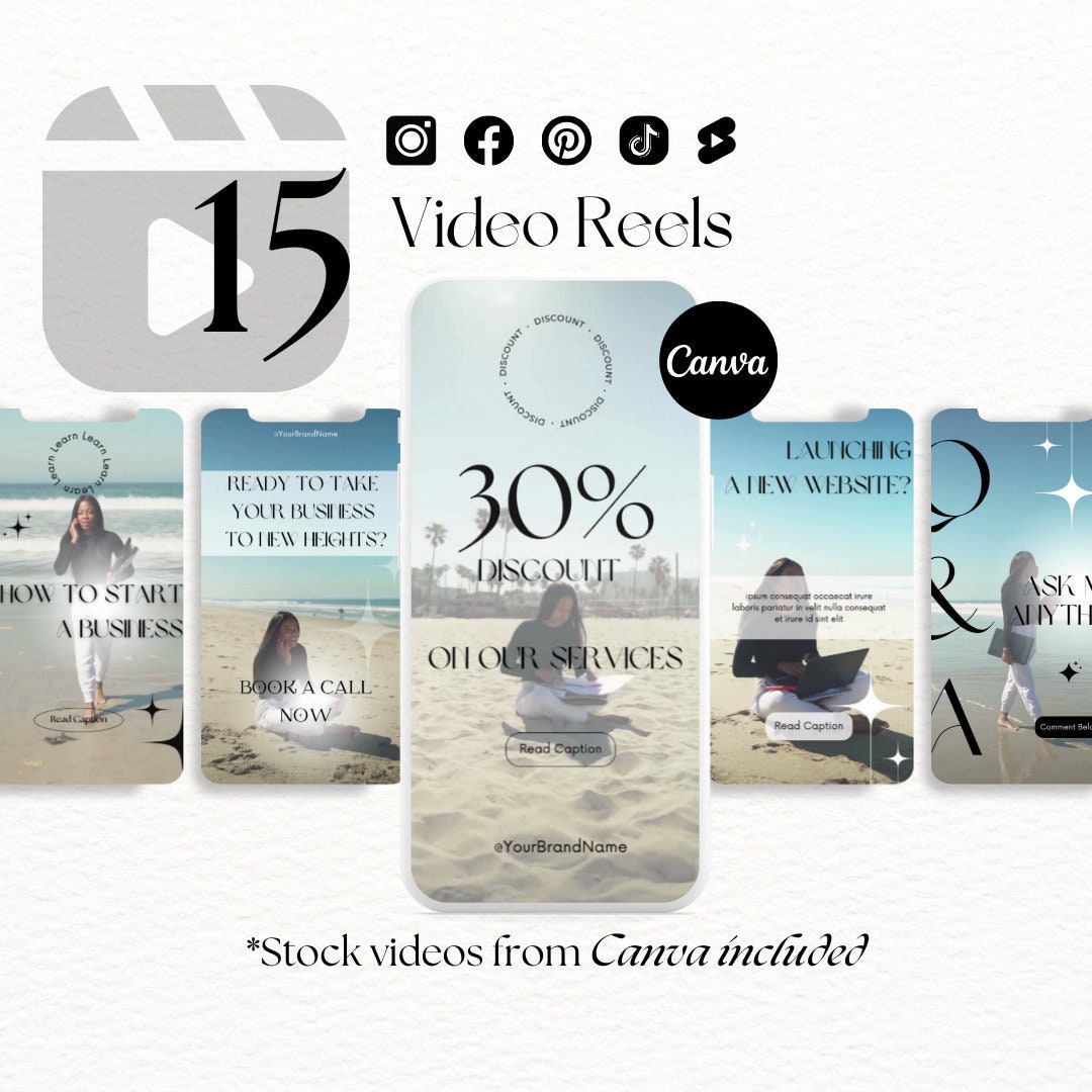 Instagram Reels Video Templates, Instagram Reels Templates, Coaching ...