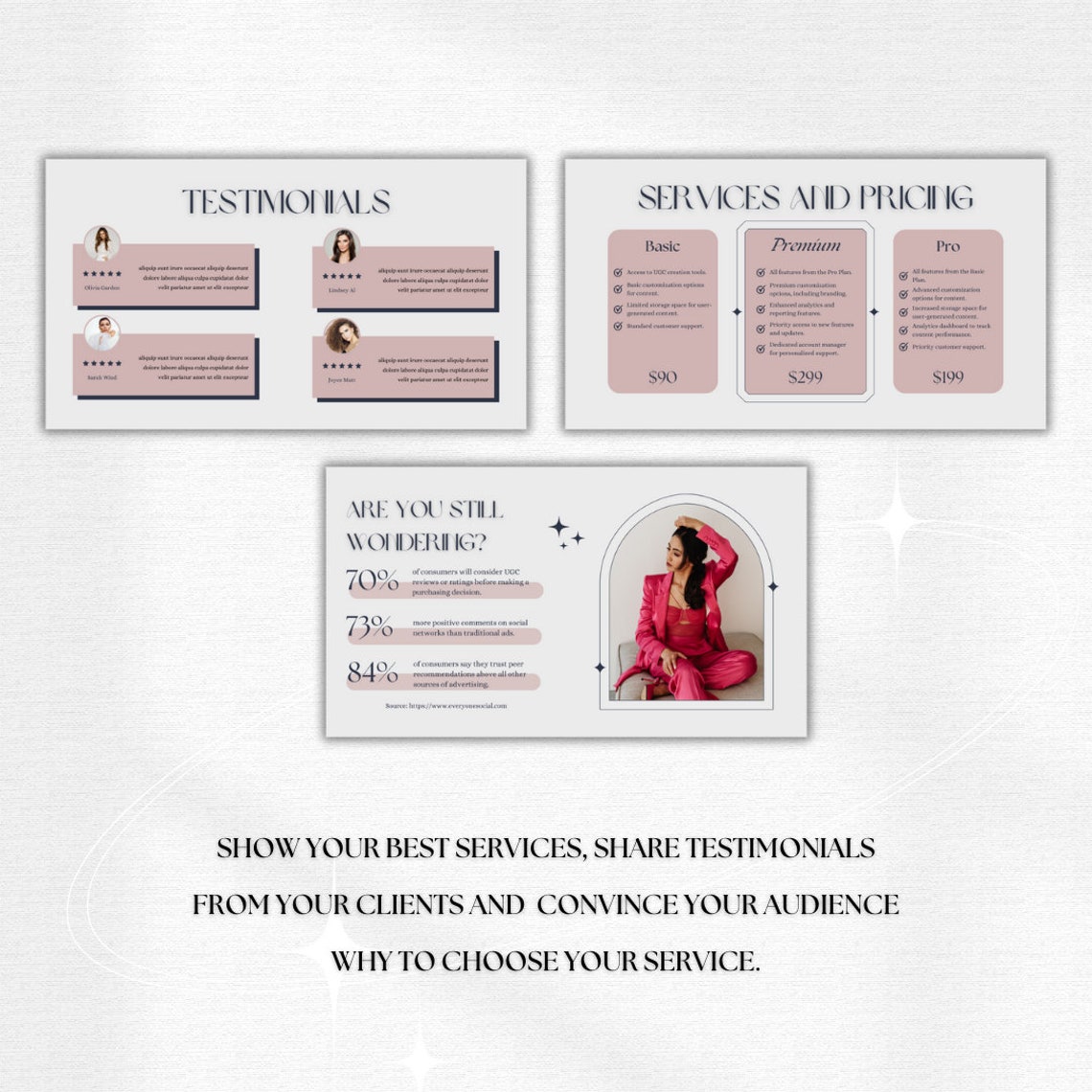 UGC Portfolio Template, UGC Canva Template, UGC Website Template ...