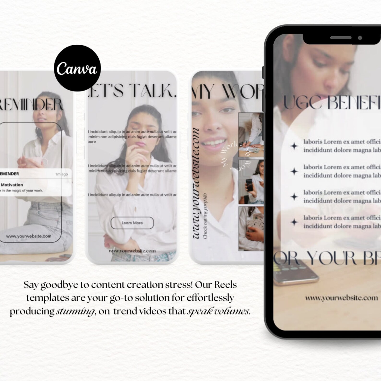 Instagram Reels Video Templates, Ugc Content Creator, Ugc Starter Kit ...