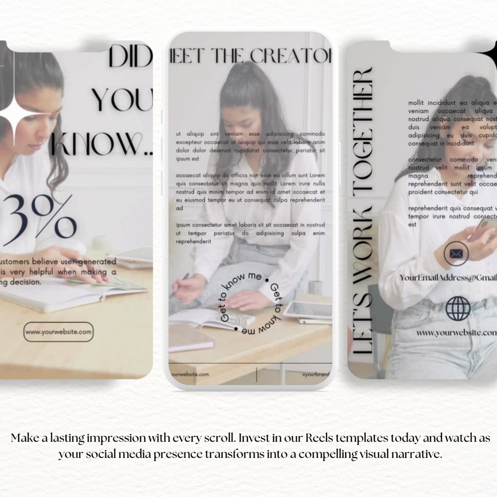 Instagram Reels Video Templates, Ugc Content Creator, Ugc Starter Kit ...