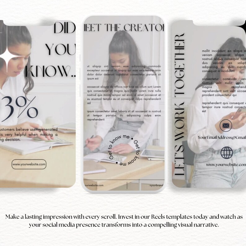Instagram Reels Video Templates, Ugc Content Creator, Ugc Starter Kit ...