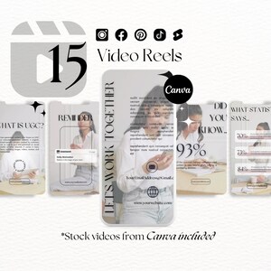 Instagram Reels Video Templates, Ugc Content Creator, Ugc Starter Kit ...
