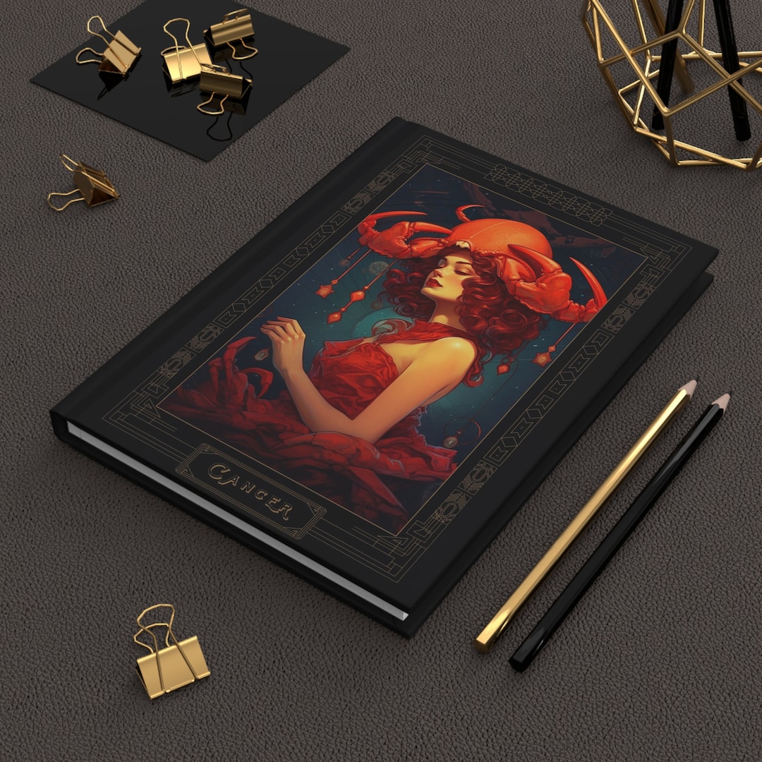Cancer Zodiac Hardcover Journal | Astrology Journal - Etsy