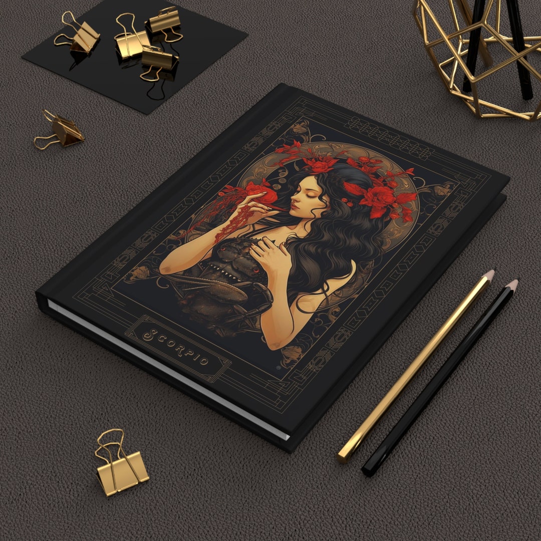 Scorpio Zodiac Hardcover Journal | Astrology Journal - Etsy