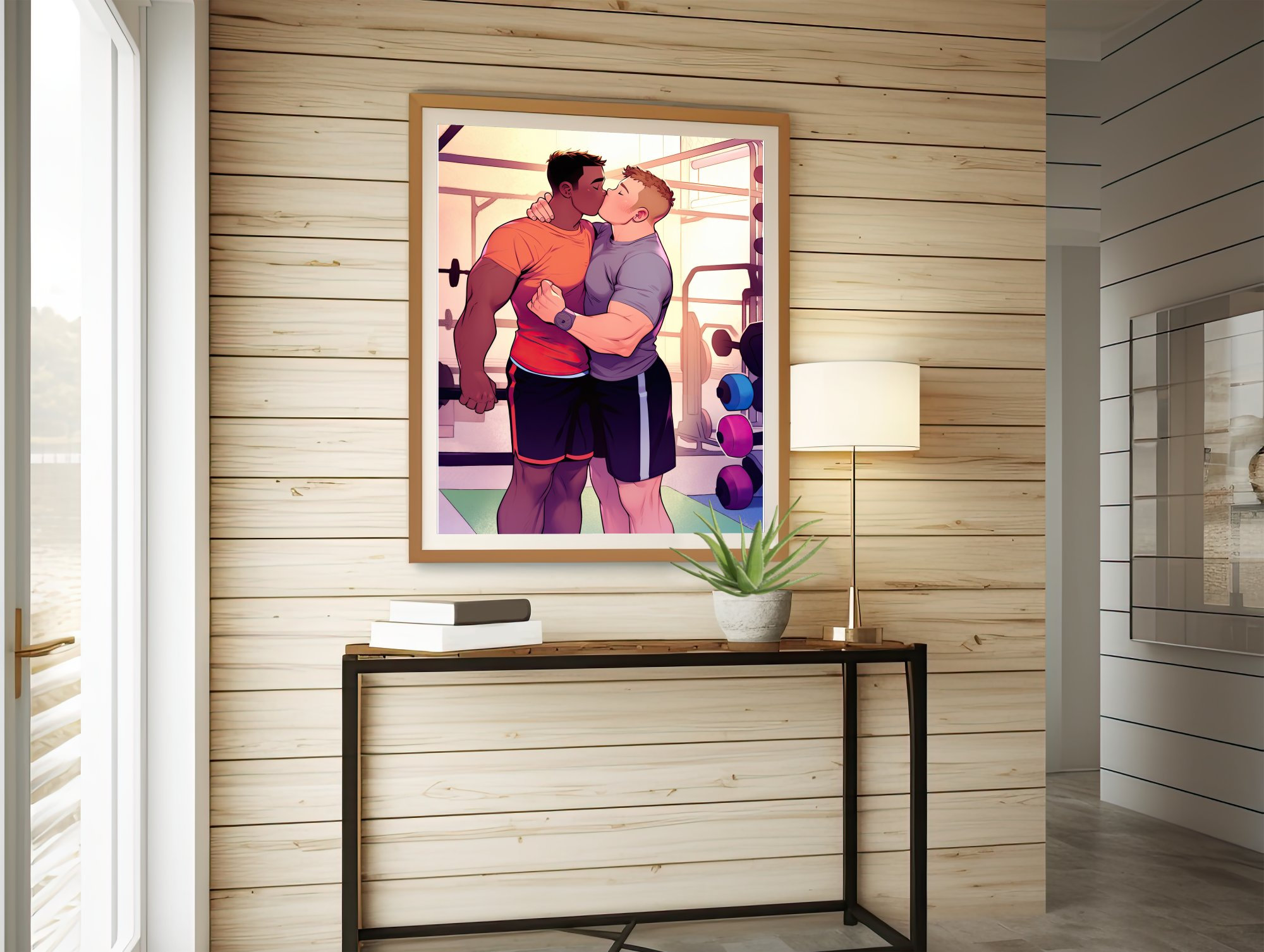 Printable Gay Love Wall Art Digital Download Pride Art - Etsy