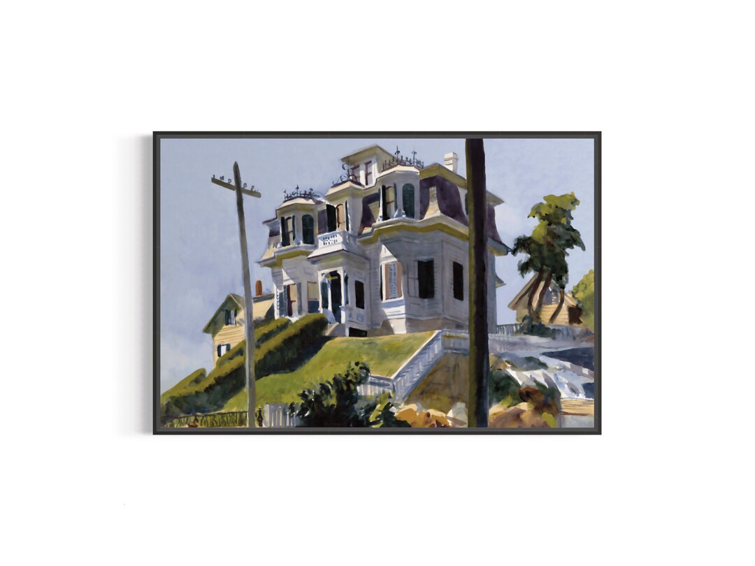 Edward Hopper Print: Haskell's House (1924) - American Art (digital ...