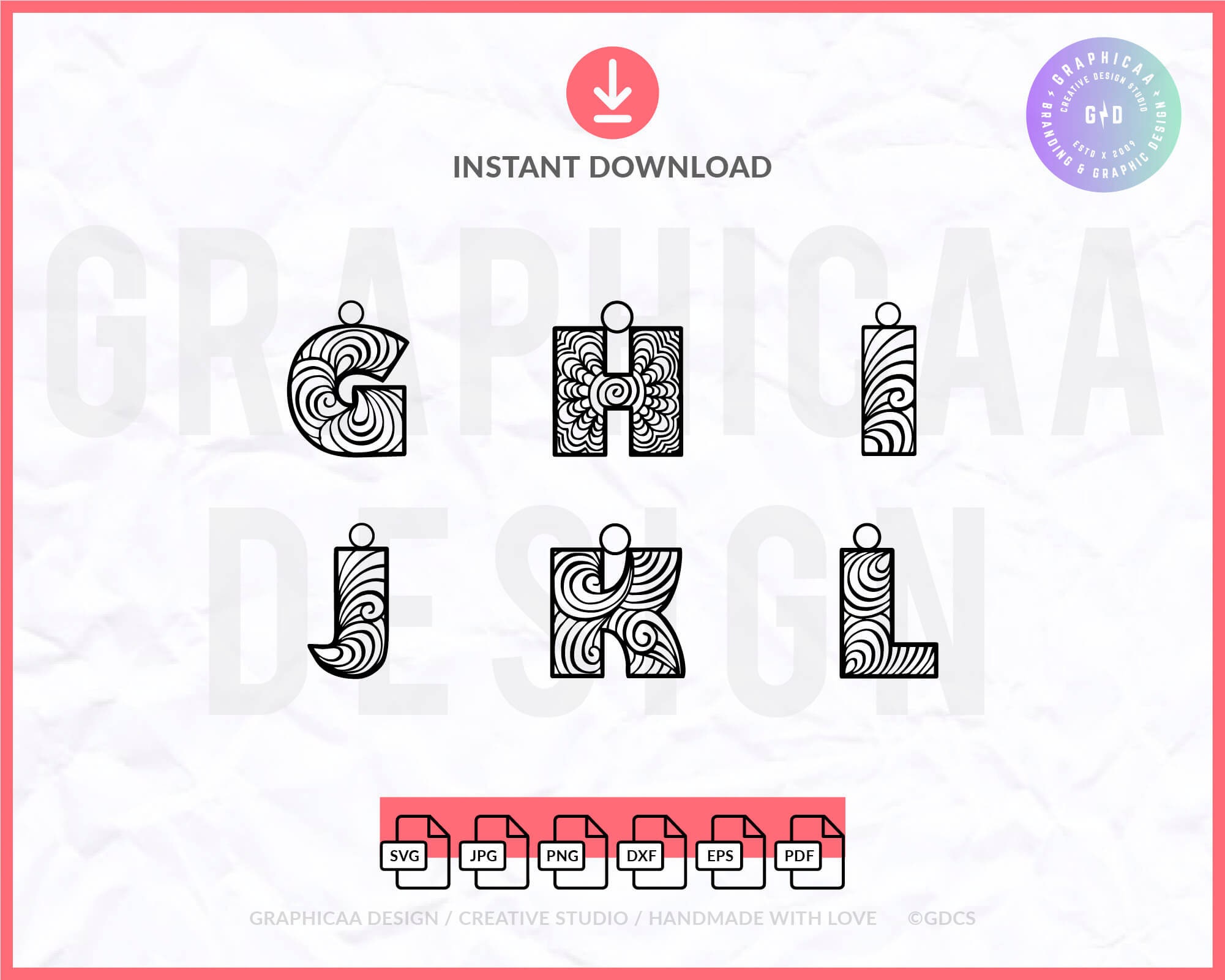 Pendants A-Z Alphabet SVG Bundle Locket Alphabet AZ - Etsy