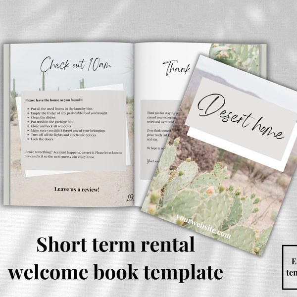 Welcome Book for Vacation Rental - Etsy