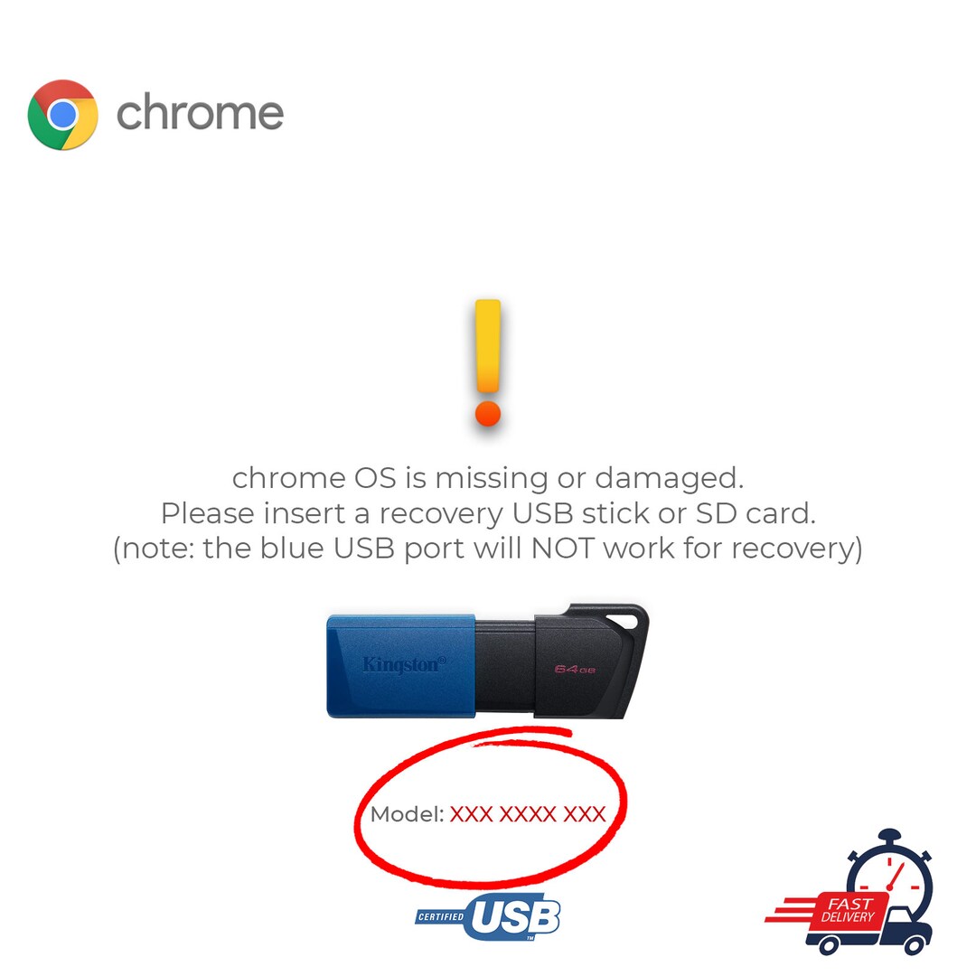 Chromebook Recovery USB Fix Missing and Damaged Chrome OS Restore ...