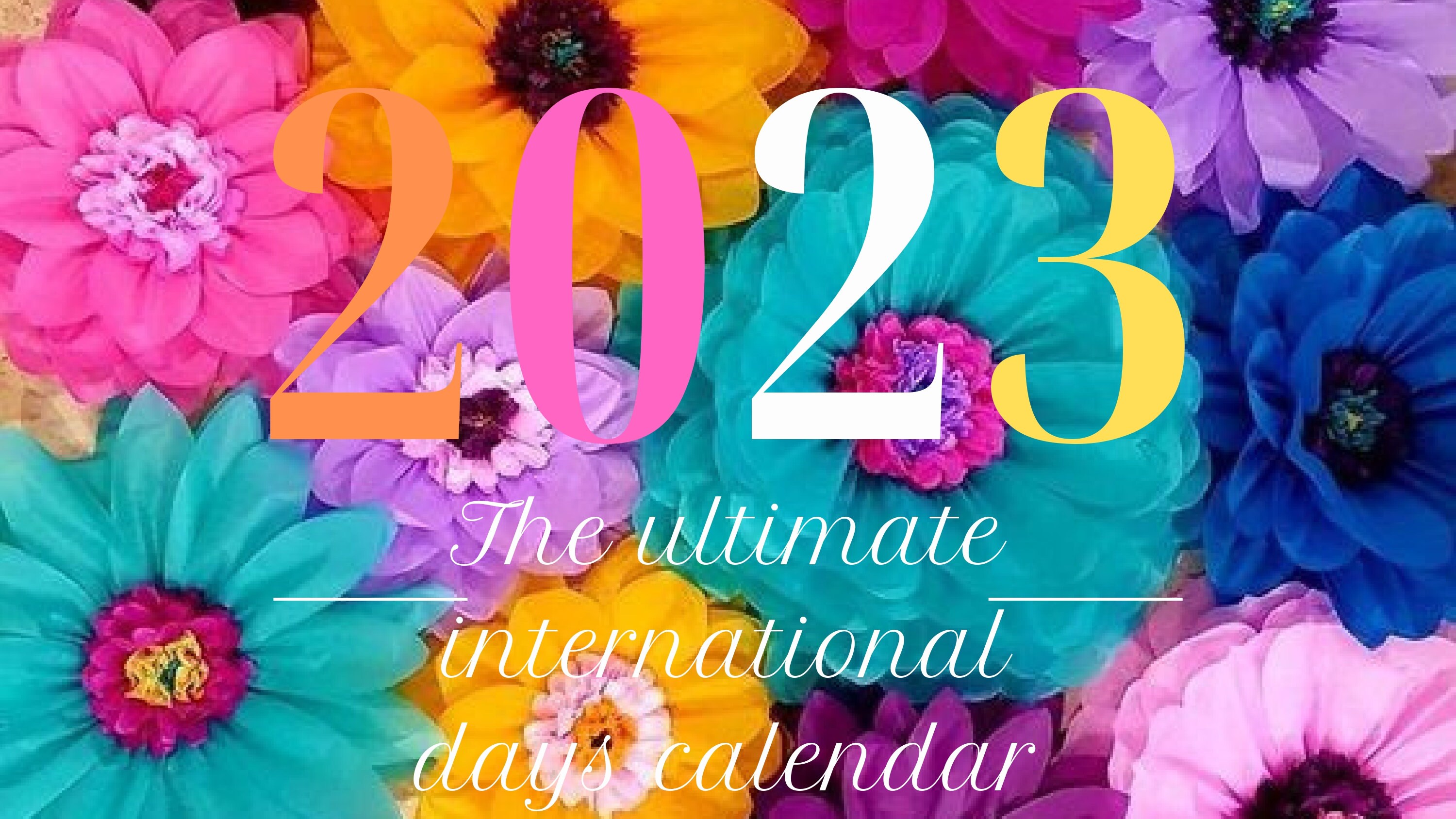 The Ultimate International Days Calendar - Etsy