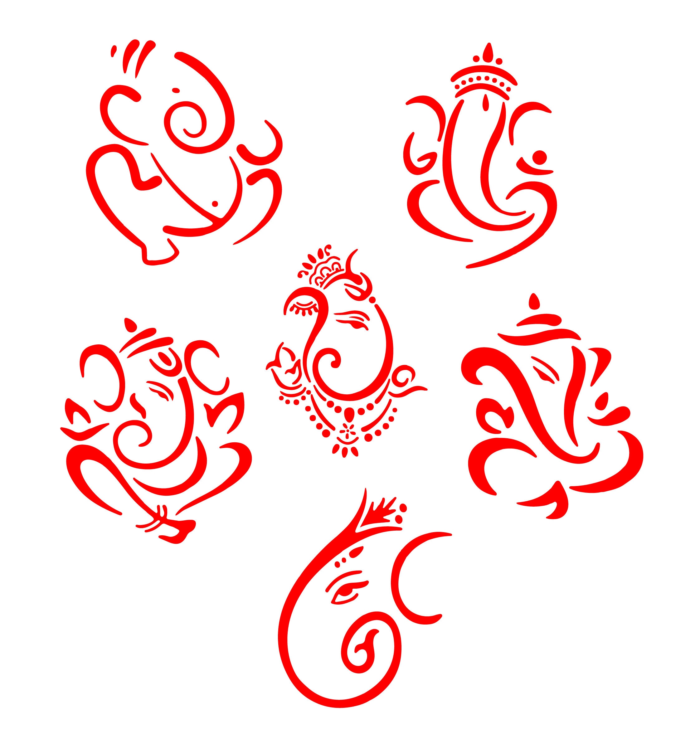 Radium Stickers Ganesh