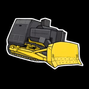 Killdozer Sticker Vinyl Cutout Car Bumper,laptop, Mobile, Accessories ...