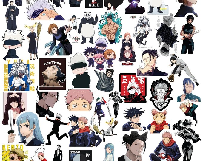 Gojo and Inumaki JJK Stickers | Jujutsu Kaisen Skirt Sticker Set, Anime ...