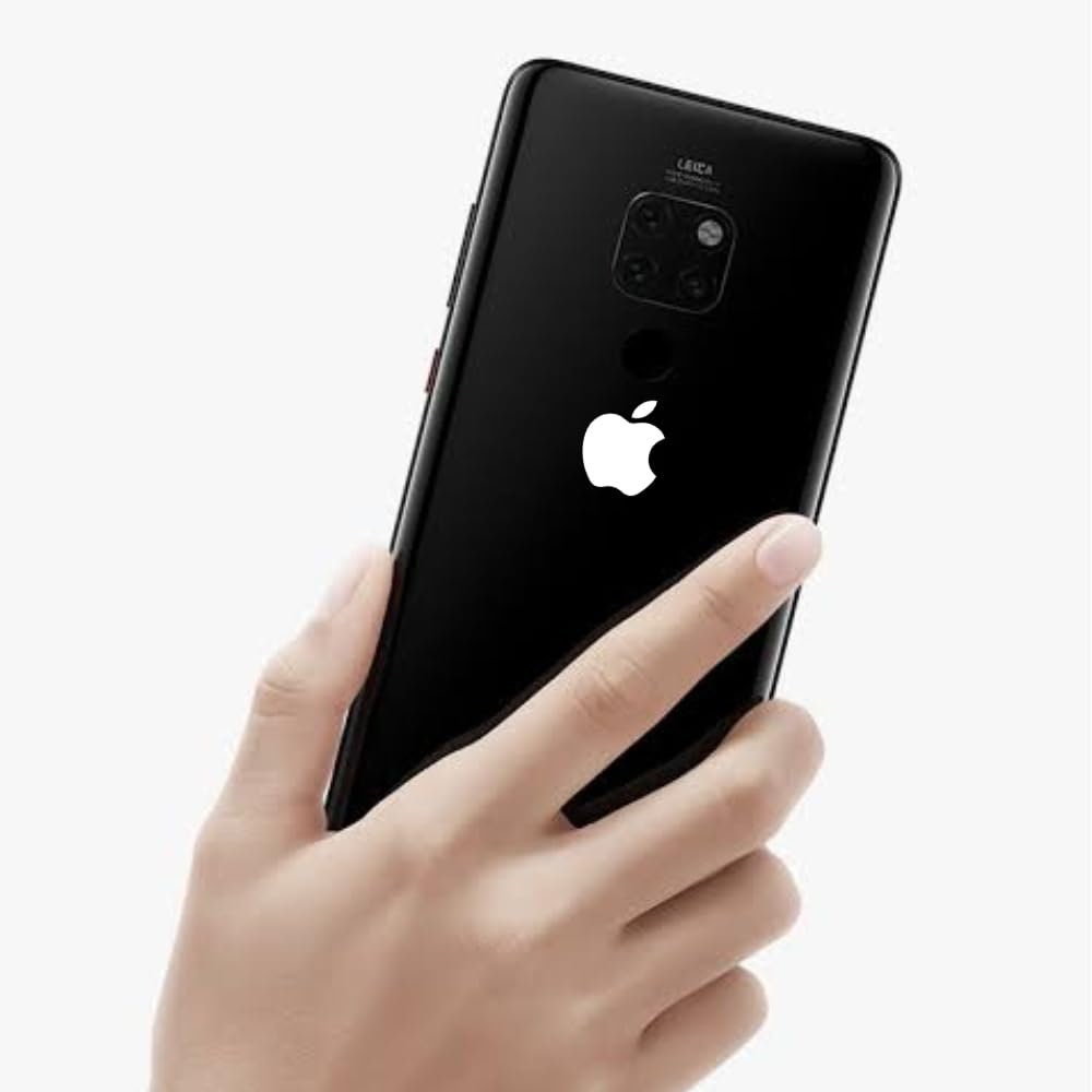 Apple Logo Sticker for Mobile, iPhone (compatible With All Phones ...