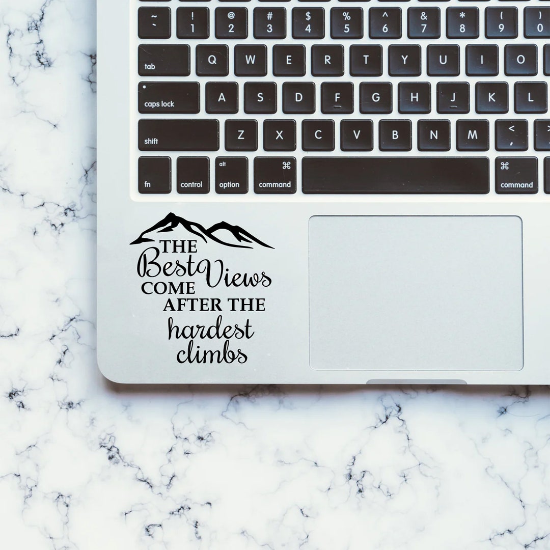 Motivational Quote Laptop Vinyl Sticker | Suitable for Laptop, Table ...