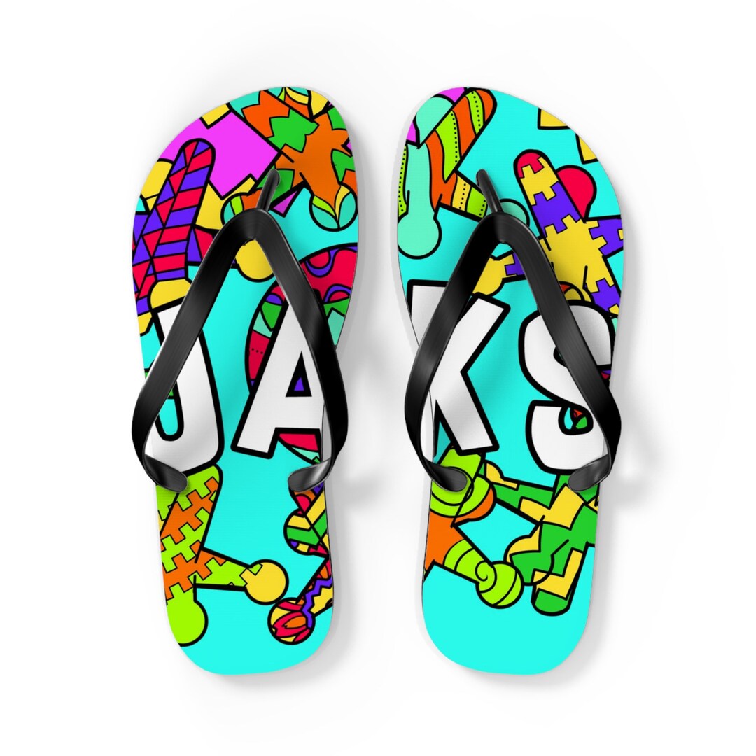 Flip Flops JACKS Flip Flops for Women, Salvigames Beach Flip Flops ...