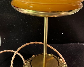 Vintage Art Nouveau Keyhole Accent Table Lamp Oliver Tupton Bathing ...