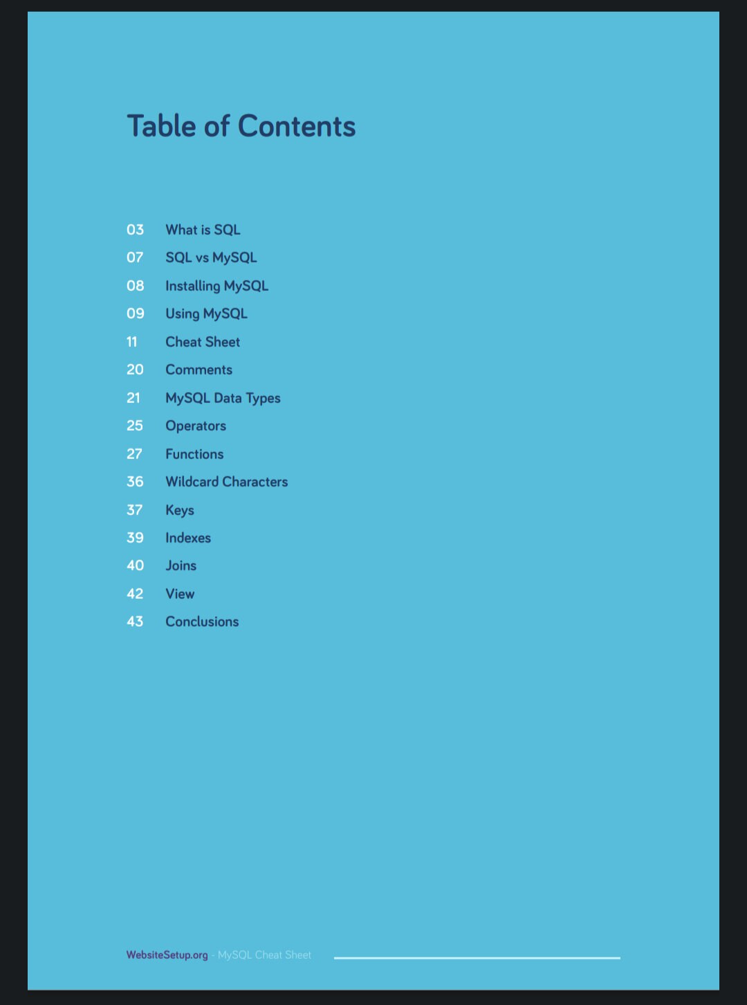 Sql Cheatsheet Master Sql Commands Boost Your Database Skills With Our Comprehensive Guide 7459