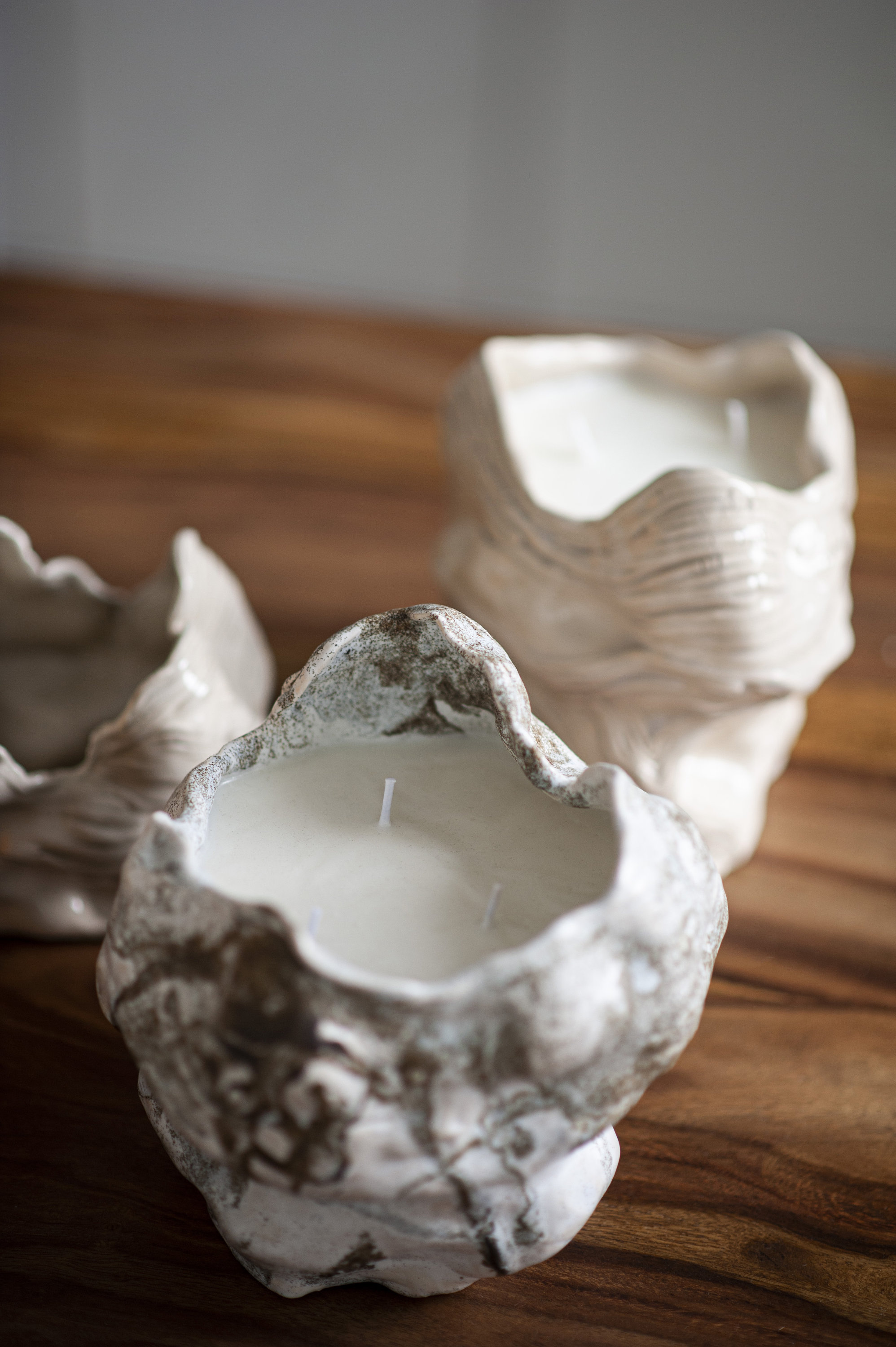 Handmade Ceramic Candle - Unique Sculptural Candle - Design Candle ...