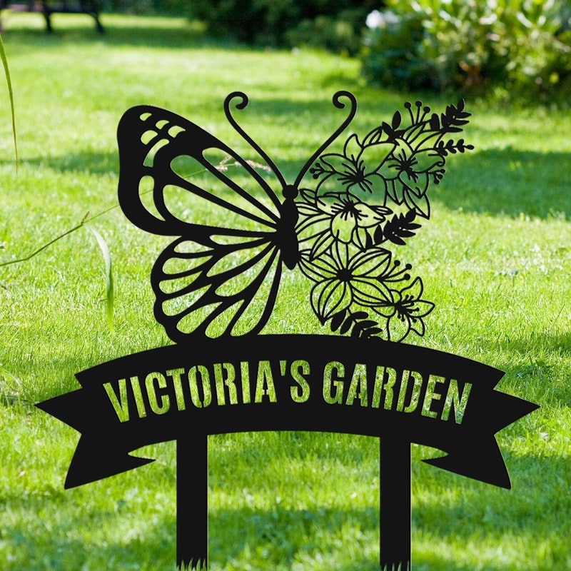 Metal Garden Signs - Etsy