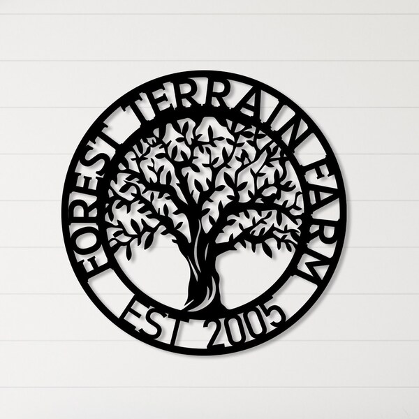 Metal Tree Art - Etsy