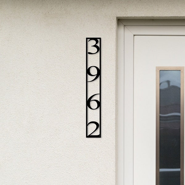 Vertical House Numbers - Etsy