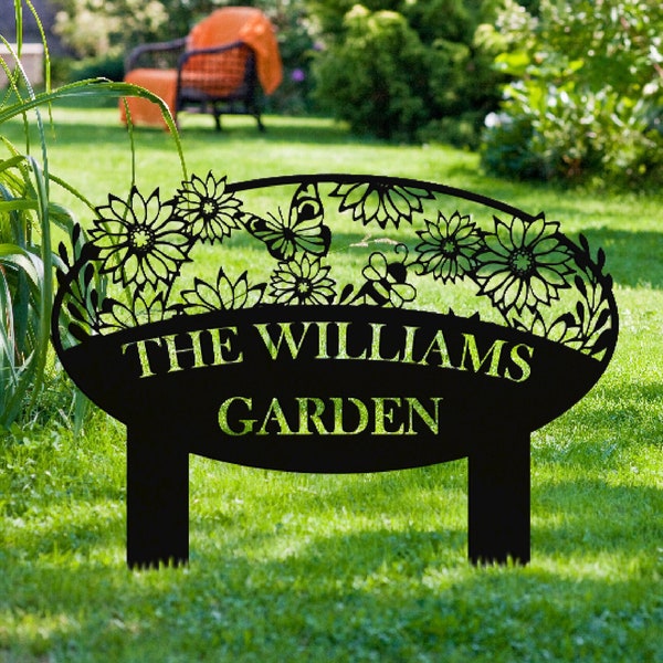 Metal Garden Flowers - Etsy