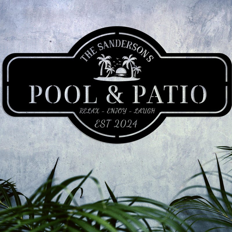Pool House Signs - Etsy