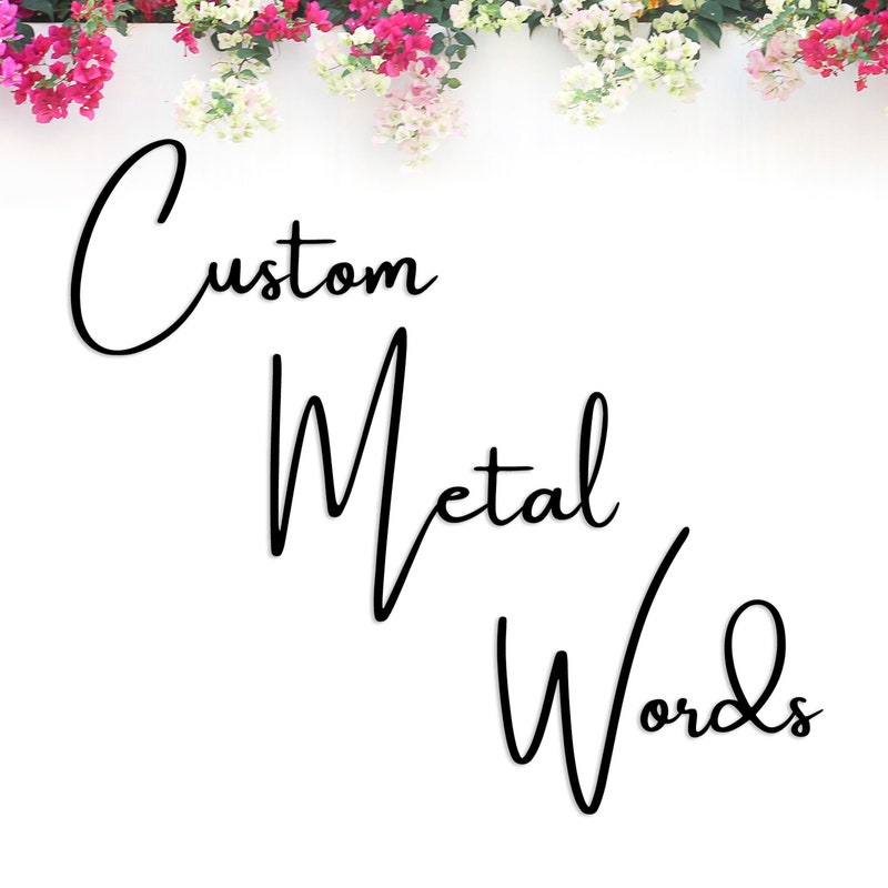 Laser Cut Metal Sign - Etsy