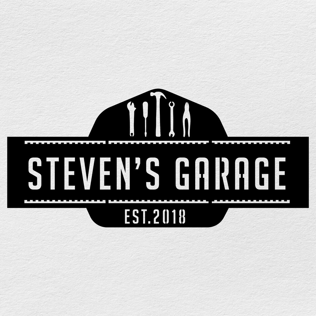 Custom Garage Metal Sign, Personalized Garage Decor, Signs for a Garage ...