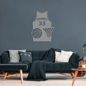 Custom Basketball Metal Sign, Basketball Fan Gift, Personalized Metal ...