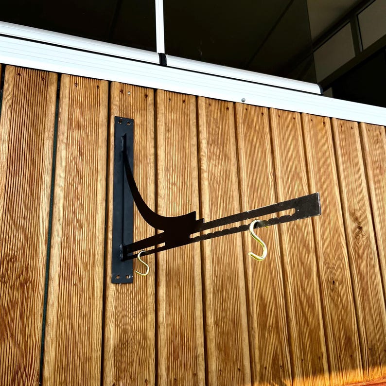 Hanging Sign Bracket for up to 24" Metal Signs. Steel Outdoor Hanging ...