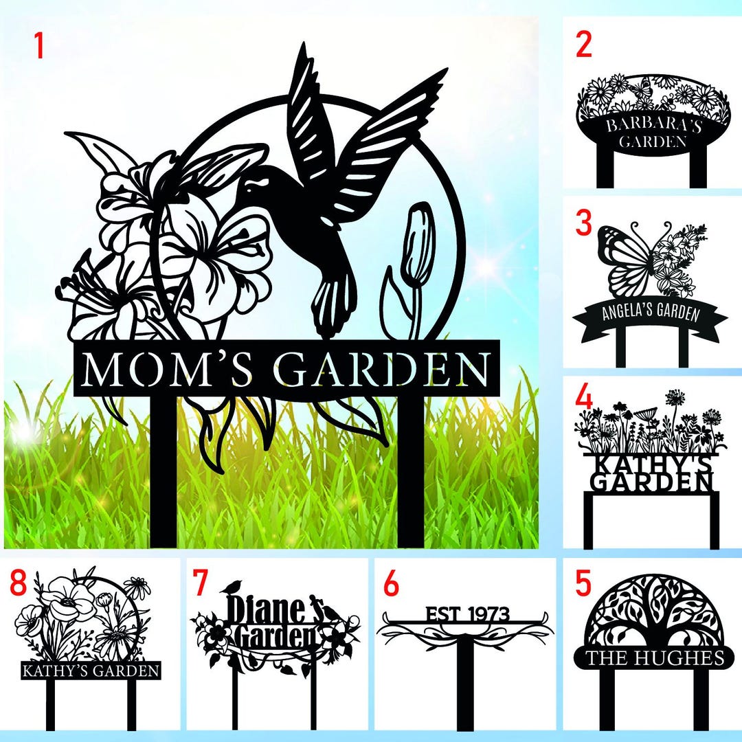 Custom Metal Garden Stake, Garden Marker, Every Garden Metal Stake ...