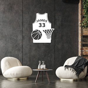 Custom Basketball Metal Sign, Basketball Fan Gift, Personalized Metal ...