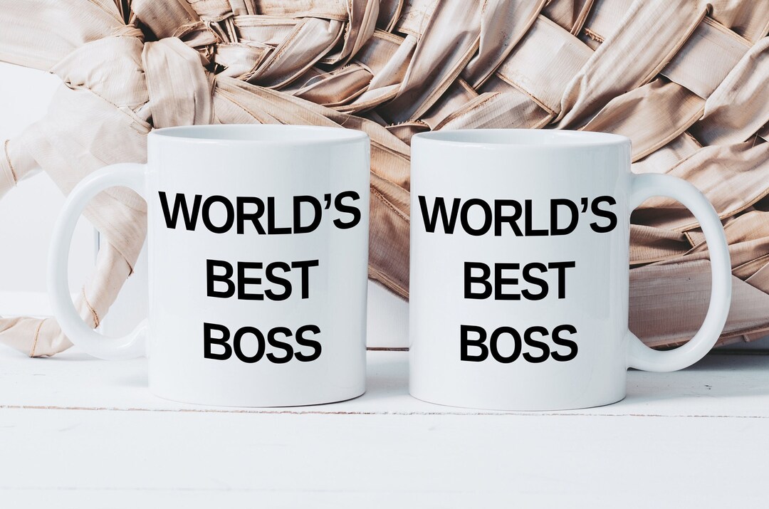 World's Best Boss Mug - the Office Ceramic Mug - Office Colleague Gift ...