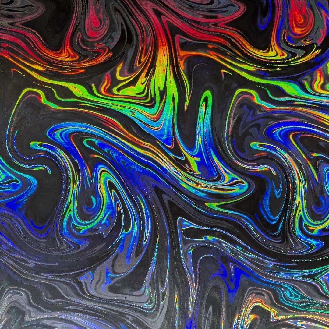 Halo Foil Holographic Oil Slick Paper: 10x13" Craft Cardstock - Etsy