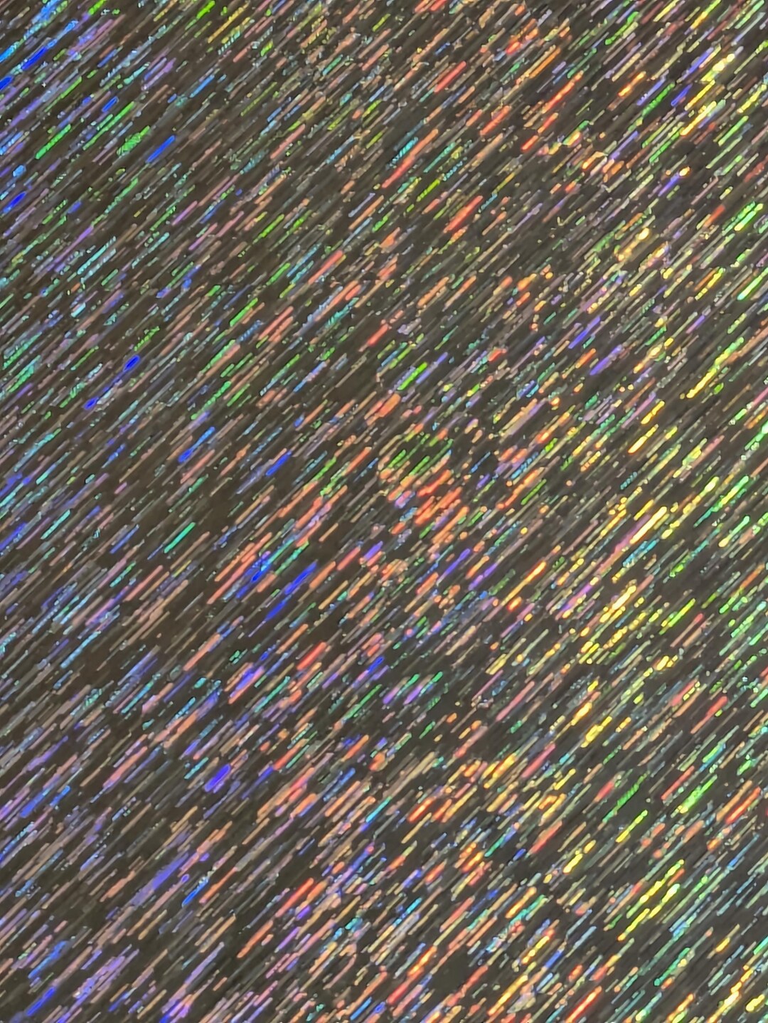 Stardust Static Holographic Foil Paper: Streak Pattern Cardstock (10x13 ...